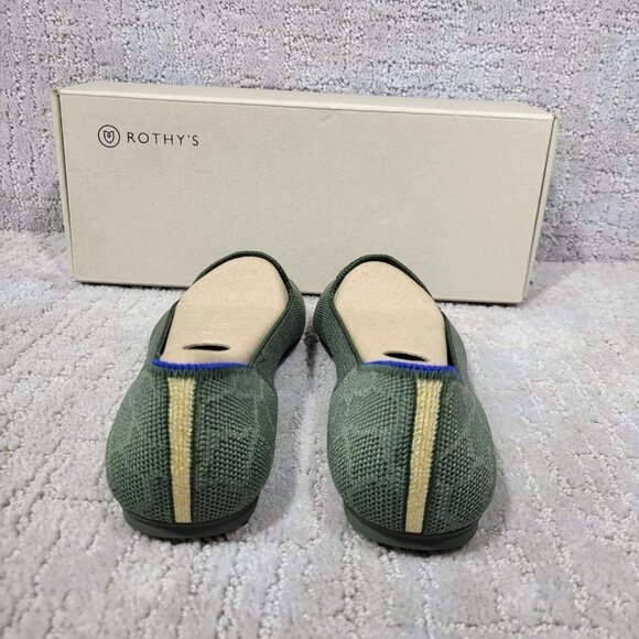 Rothy's | Shoes | Rothys The Loafer Green Safari Round Toe Slip On ...
